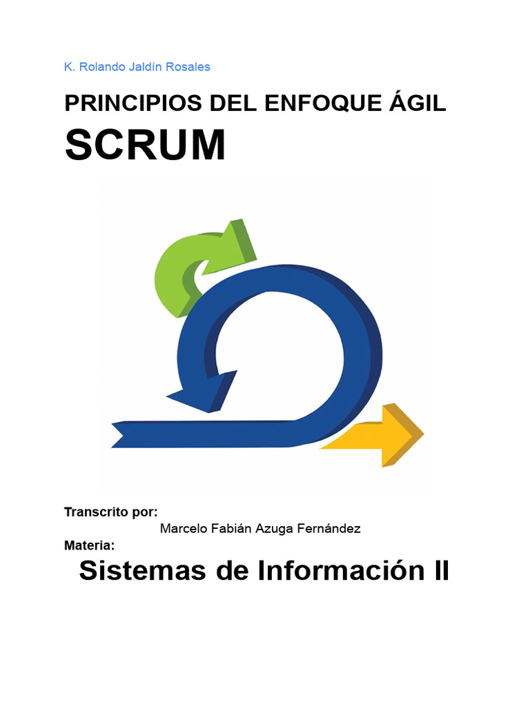 SCRUM - Metodolog-A - Gil | PDF | Scrum (desarrollo de software) | Software