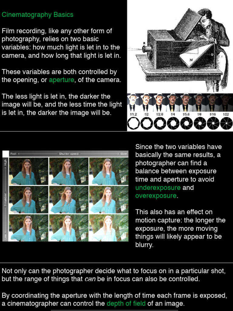 Cinematography Basics | PDF