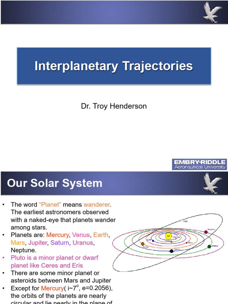 8 Interplanetary Trajectories | PDF | Planets | Gravity Assist