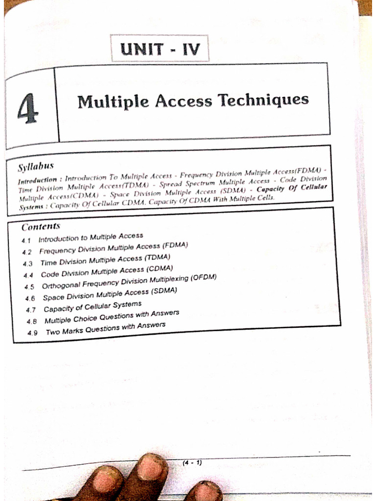 Wireless Communication UNIT - 4 | PDF