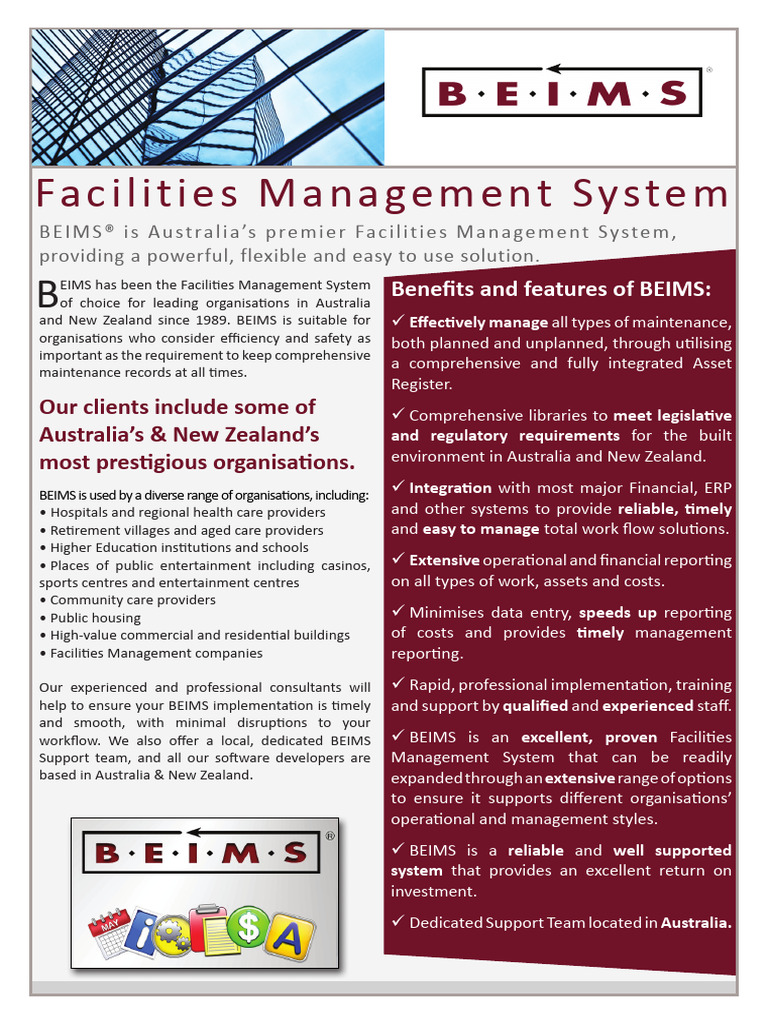 BEIMS FM System H40 Promo PDF | PDF | Enterprise Resource Planning ...