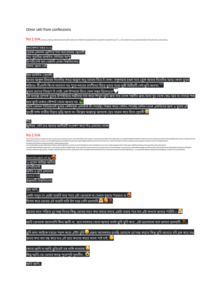 Omor Ukti From Confessions | PDF