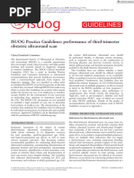 ISUOG Guidelines for First-Trimester Ultrasound | PDF | Medical ...