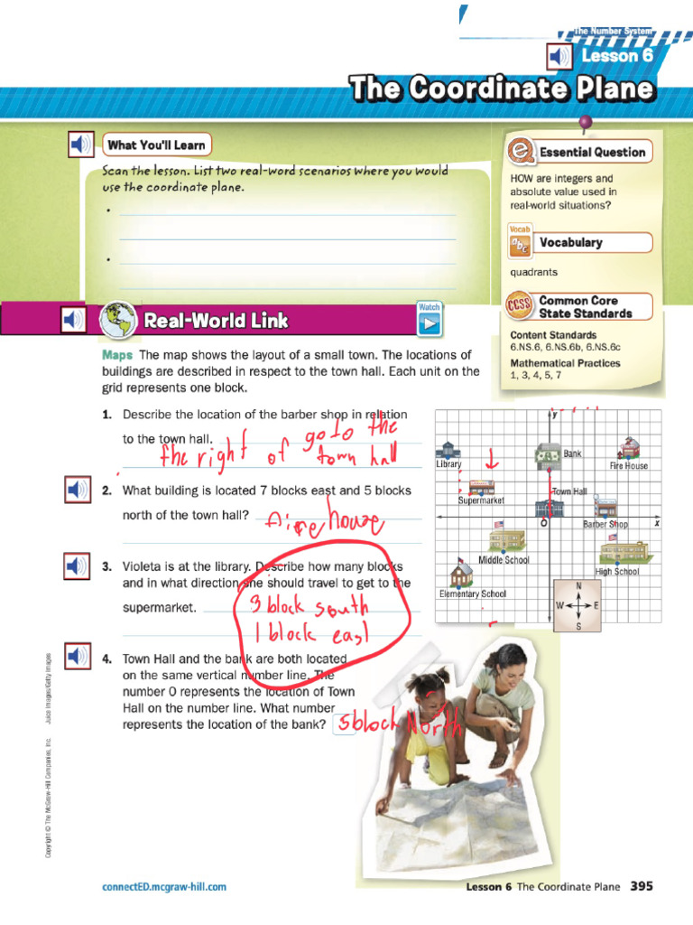 7-1 Coordinate Plane 7 - 1 | PDF