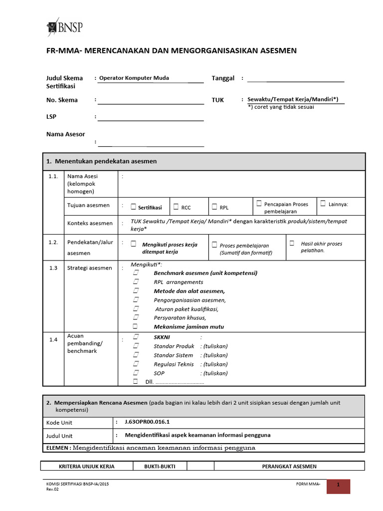 FORM MMA - Rev.02. | PDF