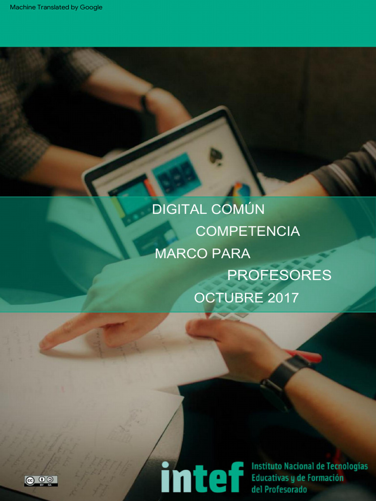 2017 1024 Common Digital Competence Framework For Teachers | PDF