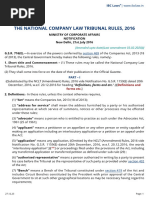 NCLT Form 1 Application Guidelines | PDF