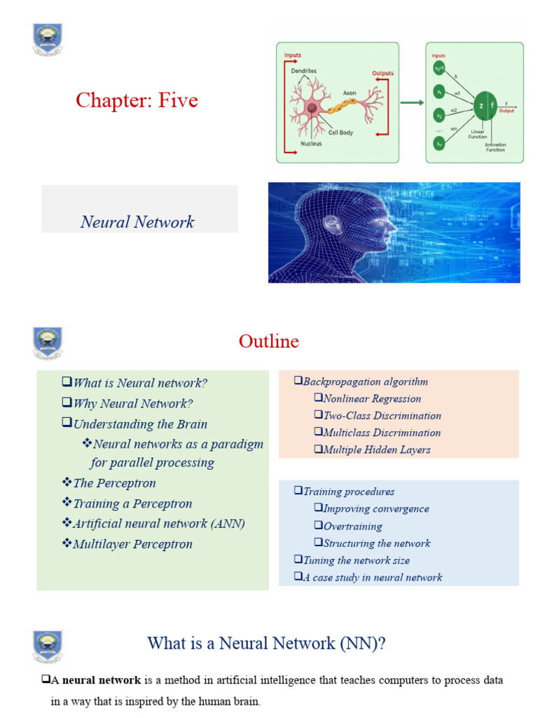 ML - Chapter 5 - Neural Network | PDF | Artificial Neural Network | Neuron