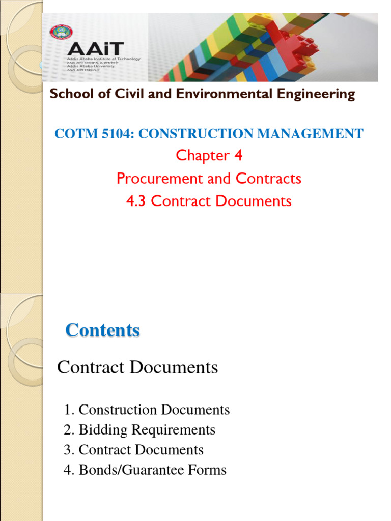 4.3 Contract Documents | PDF