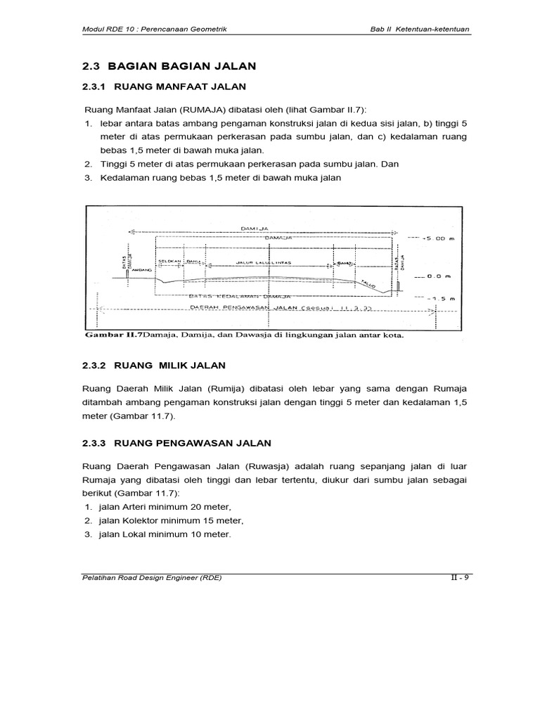 2.teori Geometrik Bagian Jalan | PDF