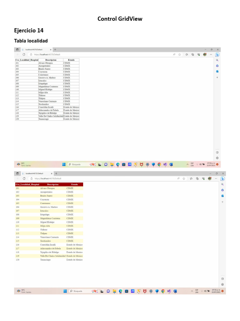 Control GridView | PDF Control GridView | PDF