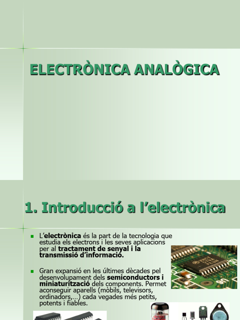 Repàs Electrònica Analogica | PDF