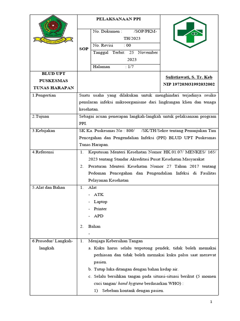 5.5.1 Ep 2 Sop Plksana Ppi | PDF