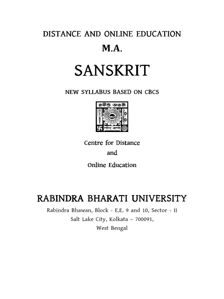 Complete CBCS Sanskrit Syllabus | PDF