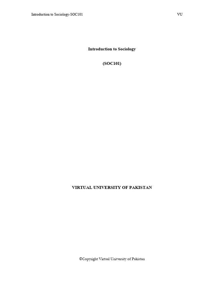 Soc101 Final Term New Updated Handout 2023 | PDF | Criminal Justice ... Soc101 Final Term New Updated Handout 2023 | PDF | Criminal Justice ...