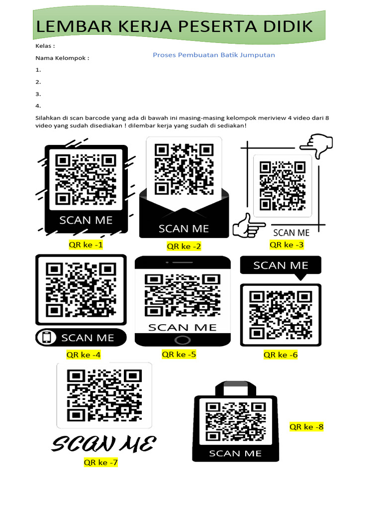LKPD Proses Batik Jumput | PDF