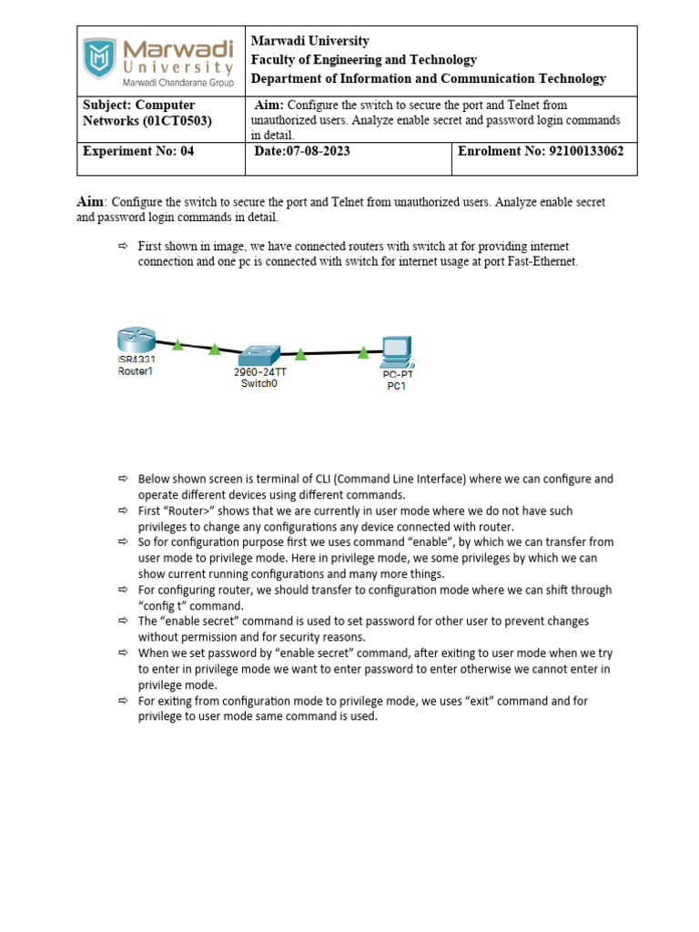 04 | PDF | Ip Address | Computer Network