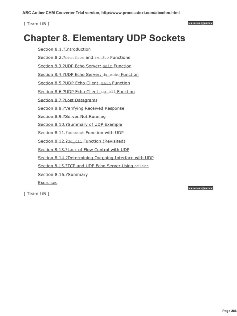 Elementary UDP Sockets | PDF
