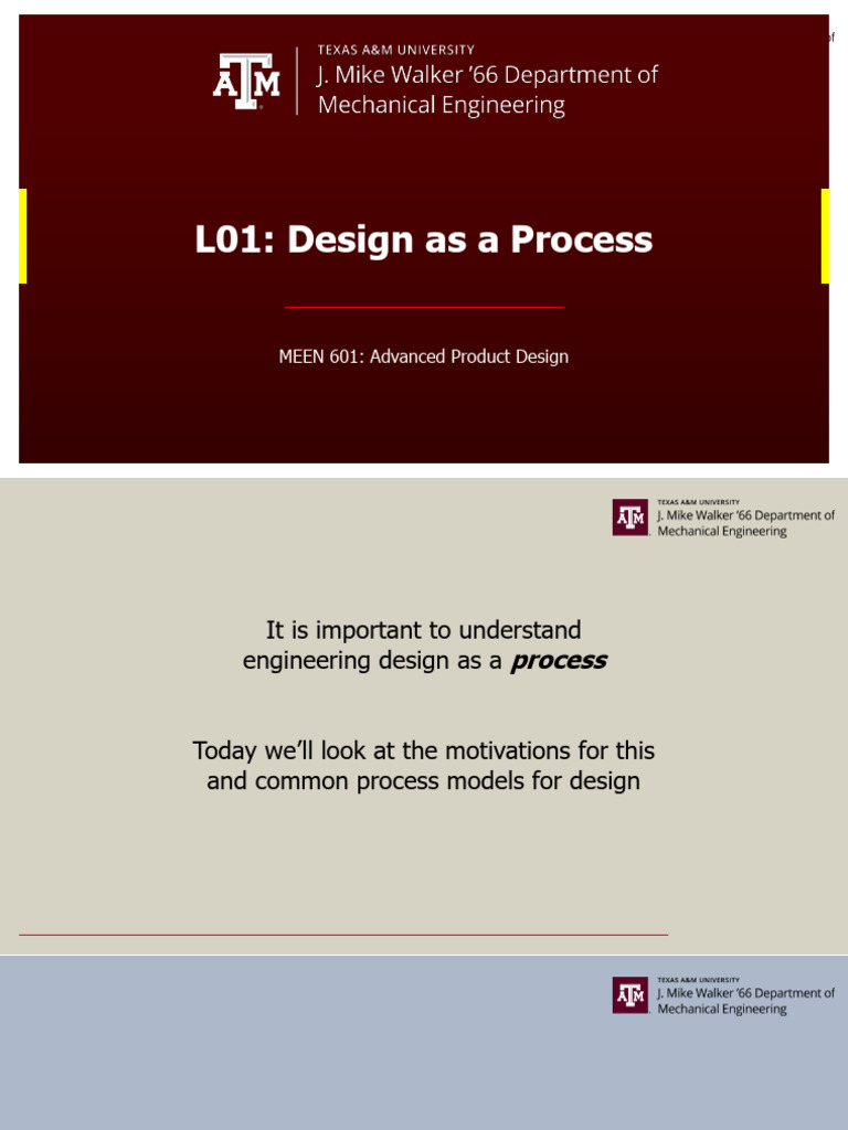 L01 - Design As A Process | PDF