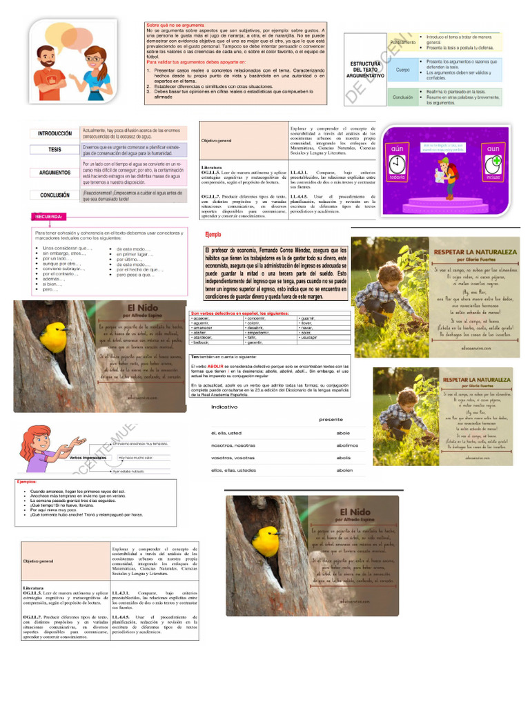 lenguuaje y leiteratura sally peña | PDF