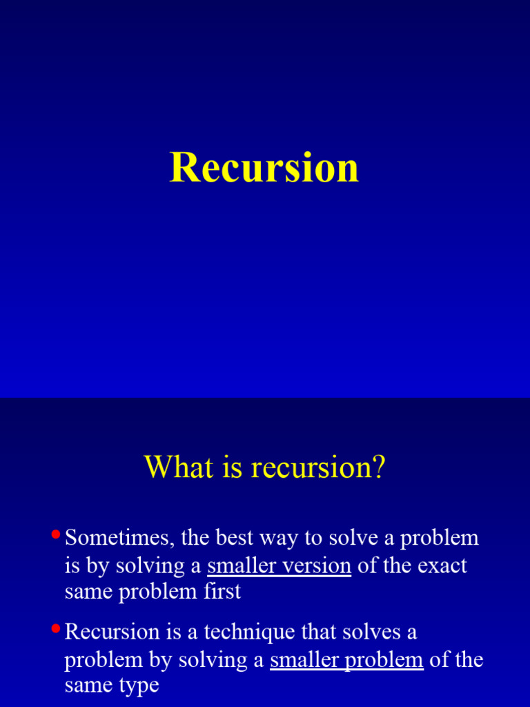 Recursion in C-2 | PDF | Applied Mathematics | Programming Paradigms