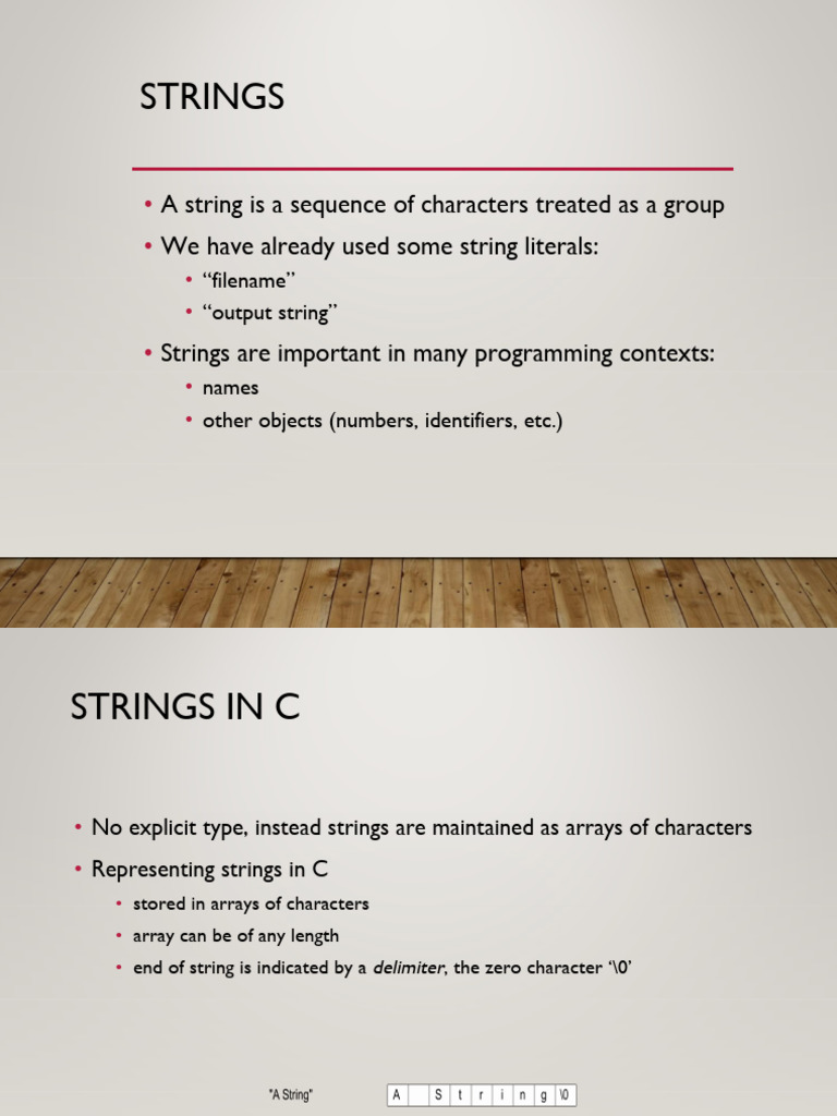 Strings | PDF | String (Computer Science) | Computer Programming Strings | PDF | String (Computer Science) | Computer Programming