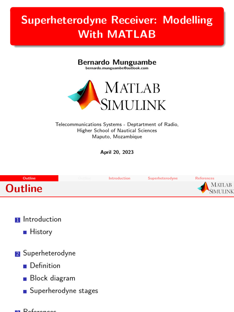 Aula 5 - Modelacao do Receptor Superheterodino (Superheterodyne ...