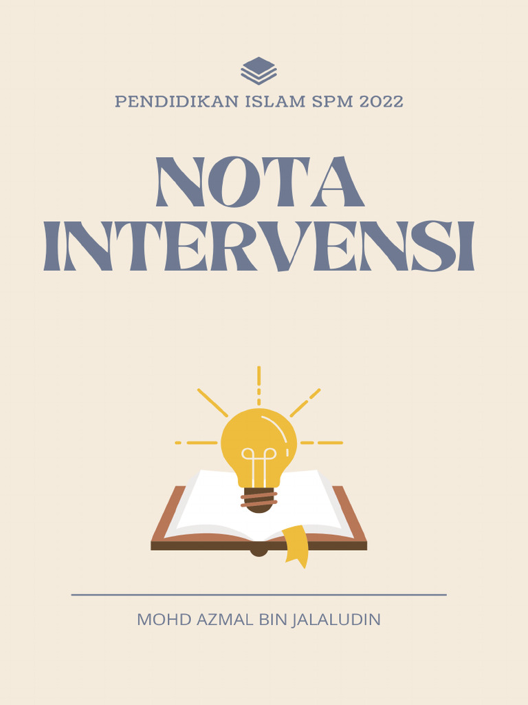 Smart Nota Intervensi Pai SPM 2022 | PDF