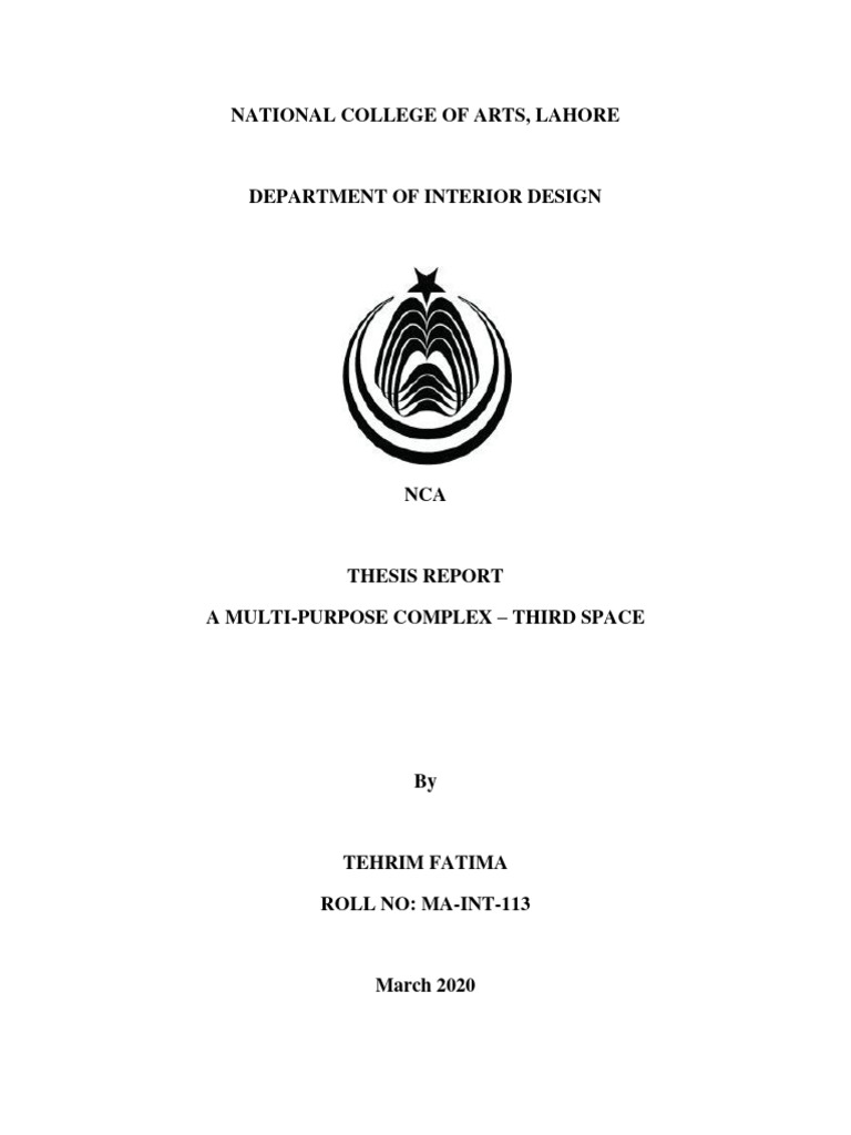 Third Space Design Thesis Report | PDF | Pattern | Space