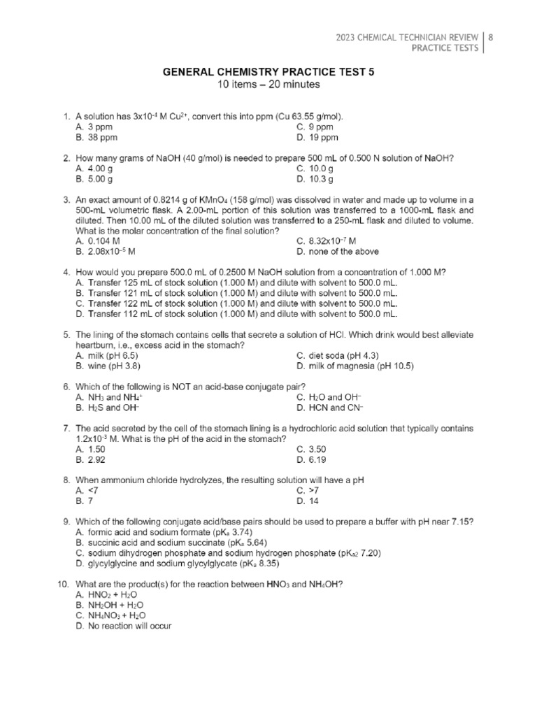 Genchem 5 | PDF