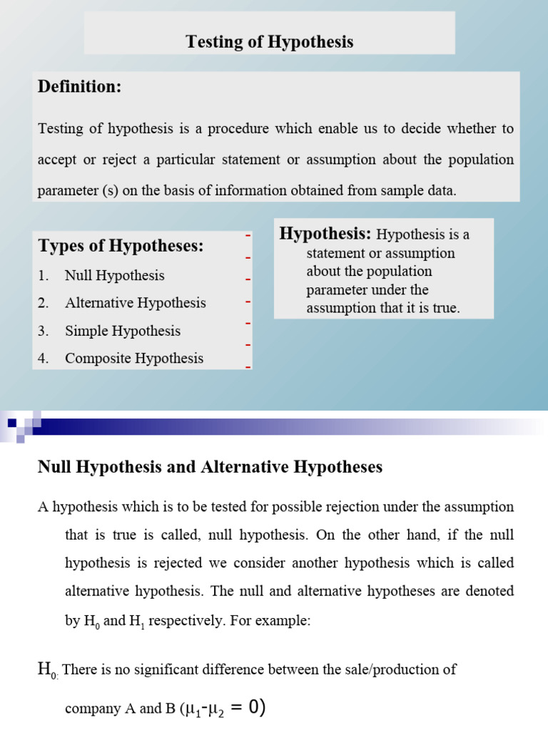 7 Testing of Hypothesis T and F ANOVA | PDF | Statistical Hypothesis ... 7 Testing of Hypothesis T and F ANOVA | PDF | Statistical Hypothesis ...
