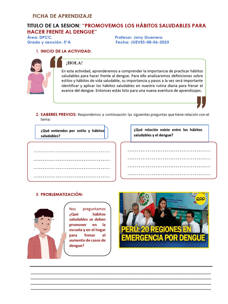 Ficha de Aprendizaje N°06 - Dpcc-5to - A-Jueves 08 de Junio | PDF ... Ficha de Aprendizaje N°06 - Dpcc-5to - A-Jueves 08 de Junio | PDF ...