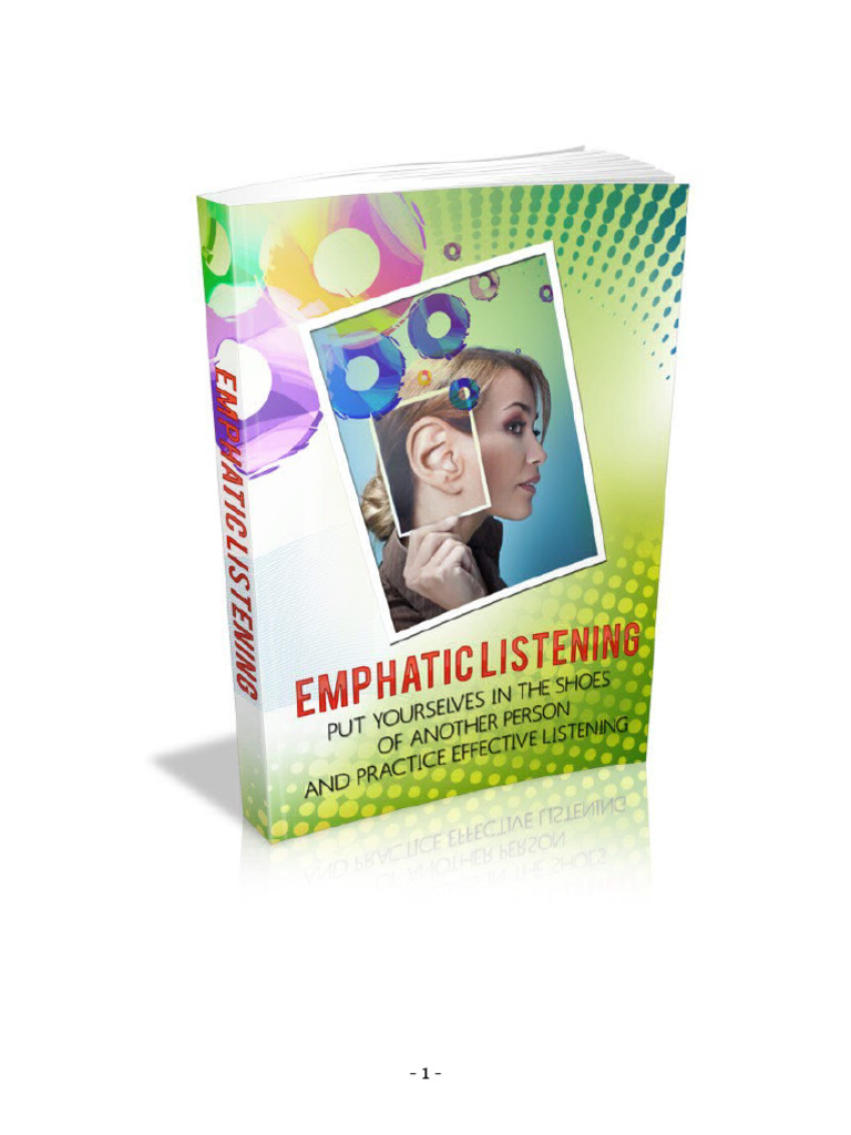 Emphatic Listening | PDF | Empathy | Hypertension