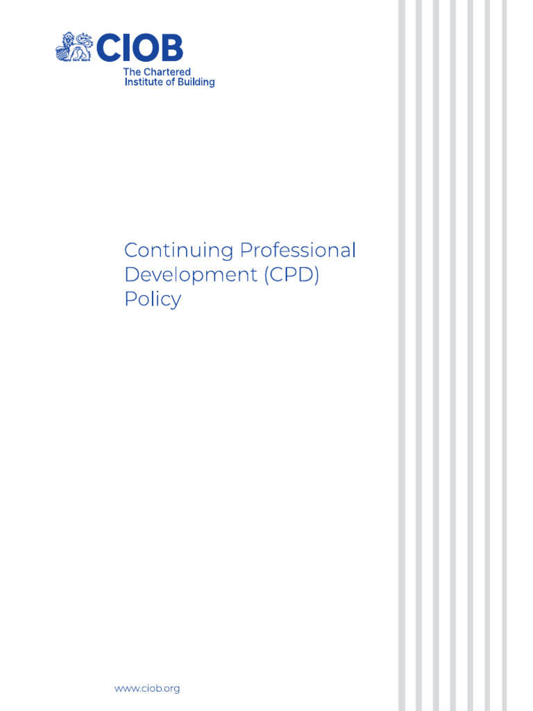CPD Policy | PDF