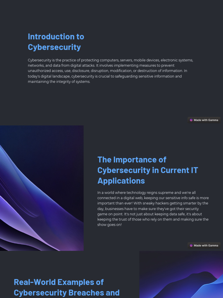 Introduction-to-Cybersecurity - PPTX 20240125 123040 0000 | PDF