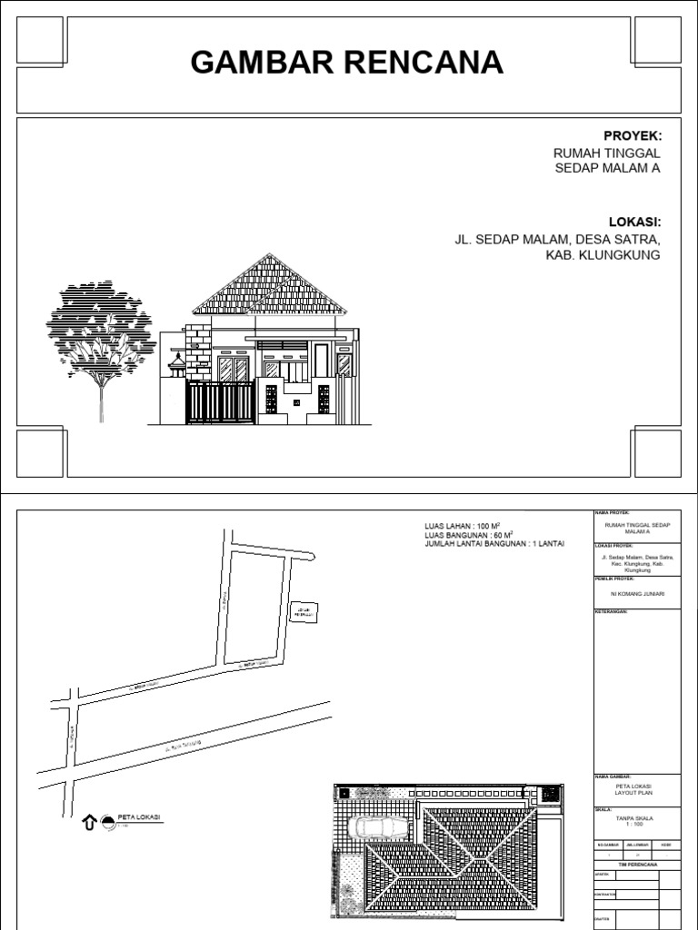 CONTOH GAMBAR KERJA | PDF