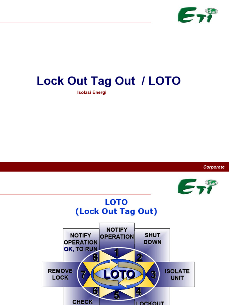 Training LOTO ETI | PDF | Teknologi & Rekayasa