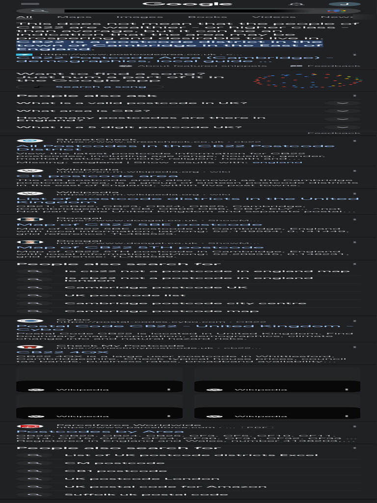 Is CB22 Not A Postcode in England - Google Search | PDF | Business