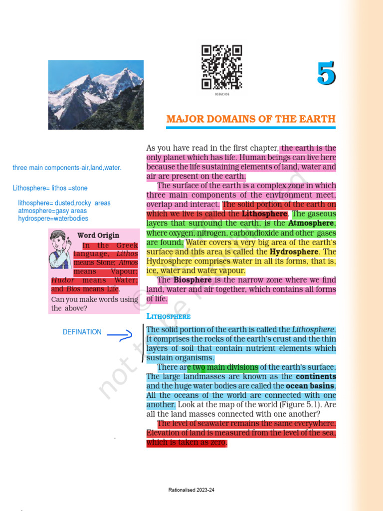 Major Domains Reveiw 3 .Only Pages1-4 | PDF | Atmosphere Of Earth ...