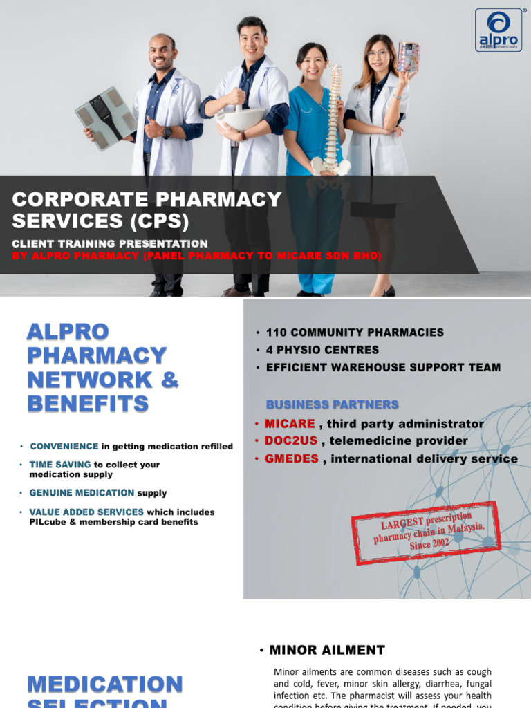 Alpro Pharmacy | PDF | Pharmacist | Pharmacy