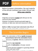 An Introduction To African History | PDF | Colonialism | Africa