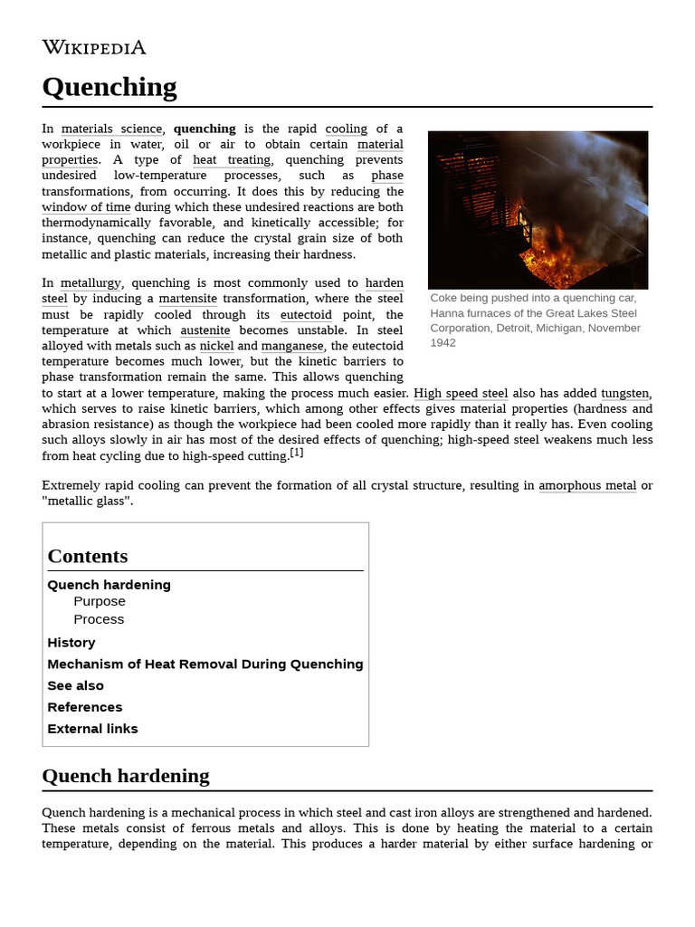 Quenching | PDF