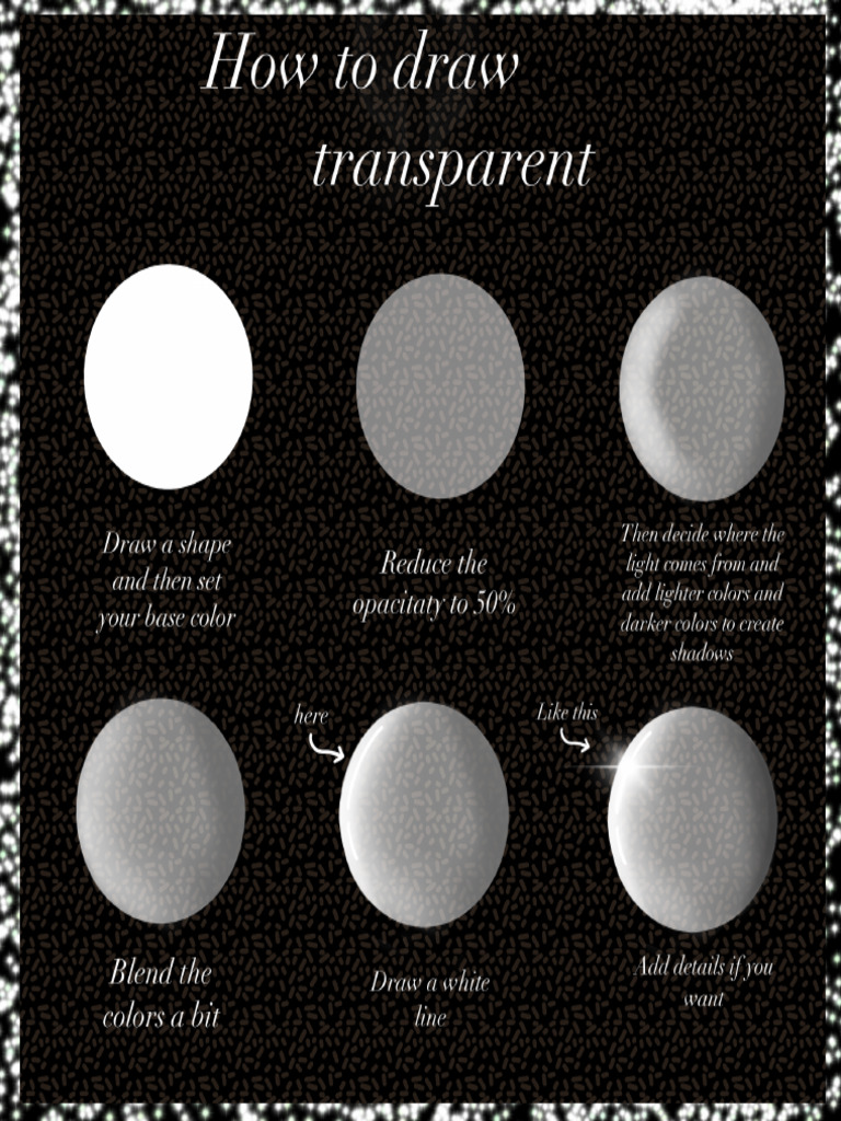 how to draw transparent | PDF