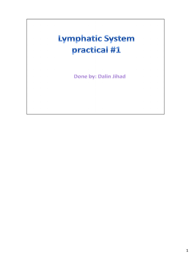 Histo lab | PDF | Lymph Node | Lymphatic System