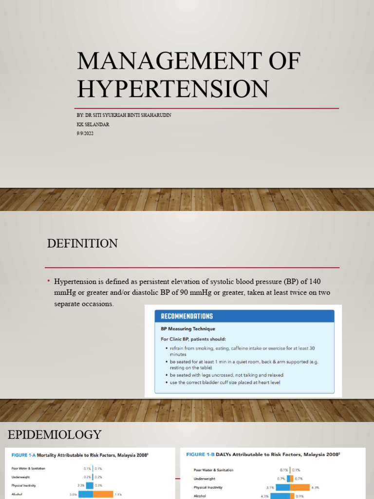 Management of Hypertension | PDF | Hypertension | Blood Pressure Management of Hypertension | PDF | Hypertension | Blood Pressure