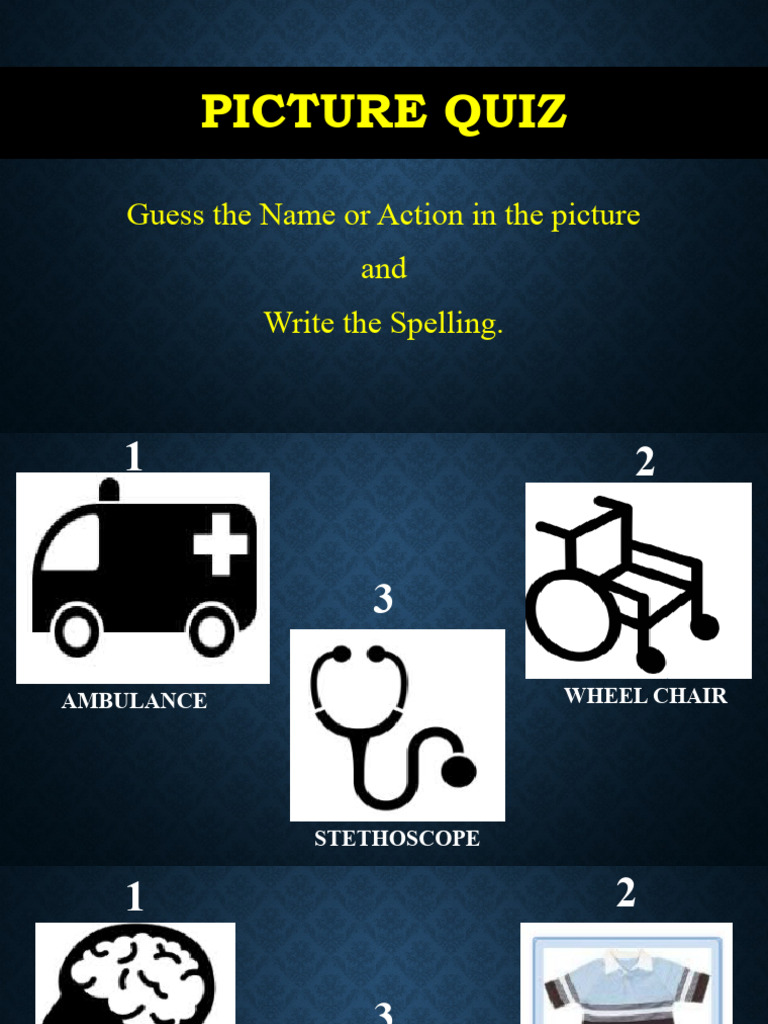 Session 1.1 - Activity 3 - Picture Quiz | PDF