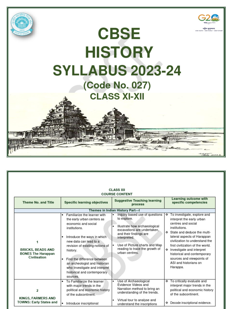 History_SrSec_2023-24 | PDF | Mahatma Gandhi | Knowledge