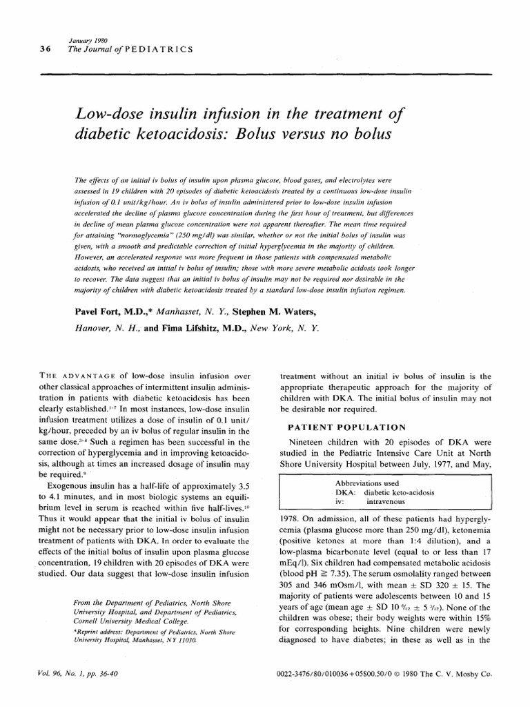 Bolus Vs No Bolus | Download Free PDF | Hyperglycemia | Diabetes