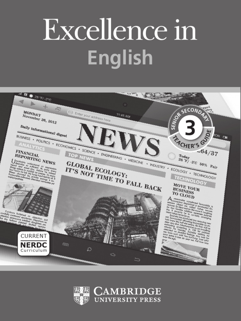 Excellence in English Senior Secondary 3 Teachers Guide | PDF