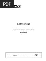 3000315-01 rev D IFU, Ethicon Megadyne ESU | PDF